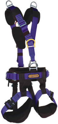 Voyager Full Body Harness, Medium (Blue) | Banner Fire Equipment Inc
