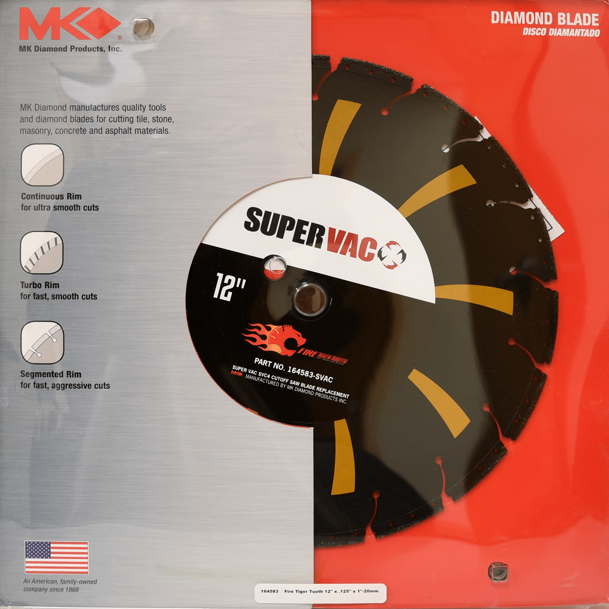 12″ TIGER TOOTH BLADE | Banner Fire Equipment Inc
