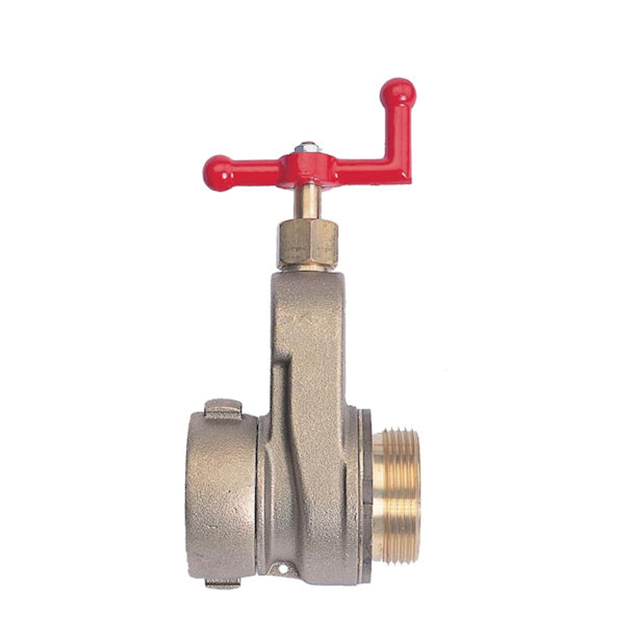 Brass Hyd Gate Valve 2.5″ MxF NST | Banner Fire Equipment Inc