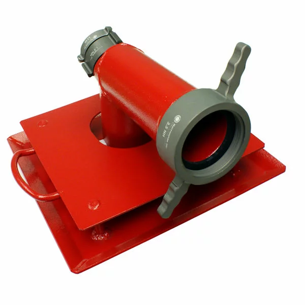 LOW LEVEL STRAINER 2.5″ F SWIVEL W/ HANDLES | Banner Fire Equipment Inc