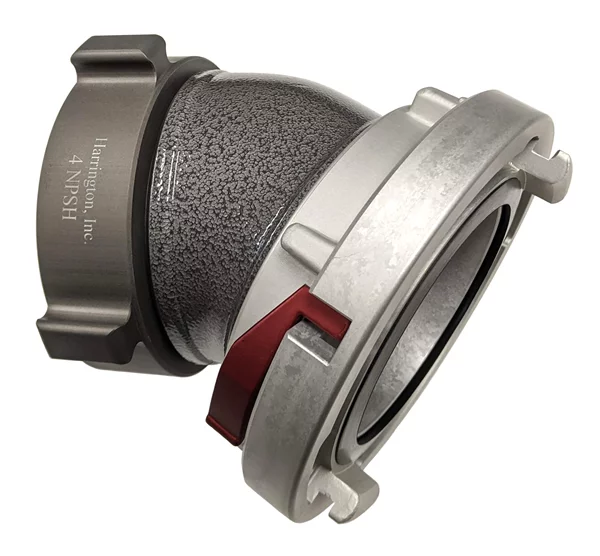 ELBOW 5″ STORZ x2.5″F NST RL | Banner Fire Equipment Inc