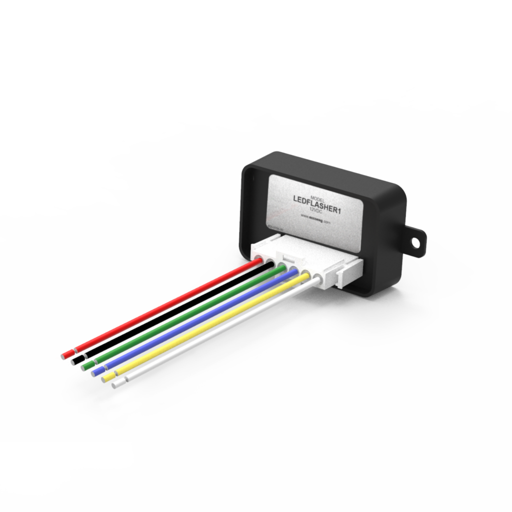 Flasher, solid state, with connector and LED flash | Banner Fire ...