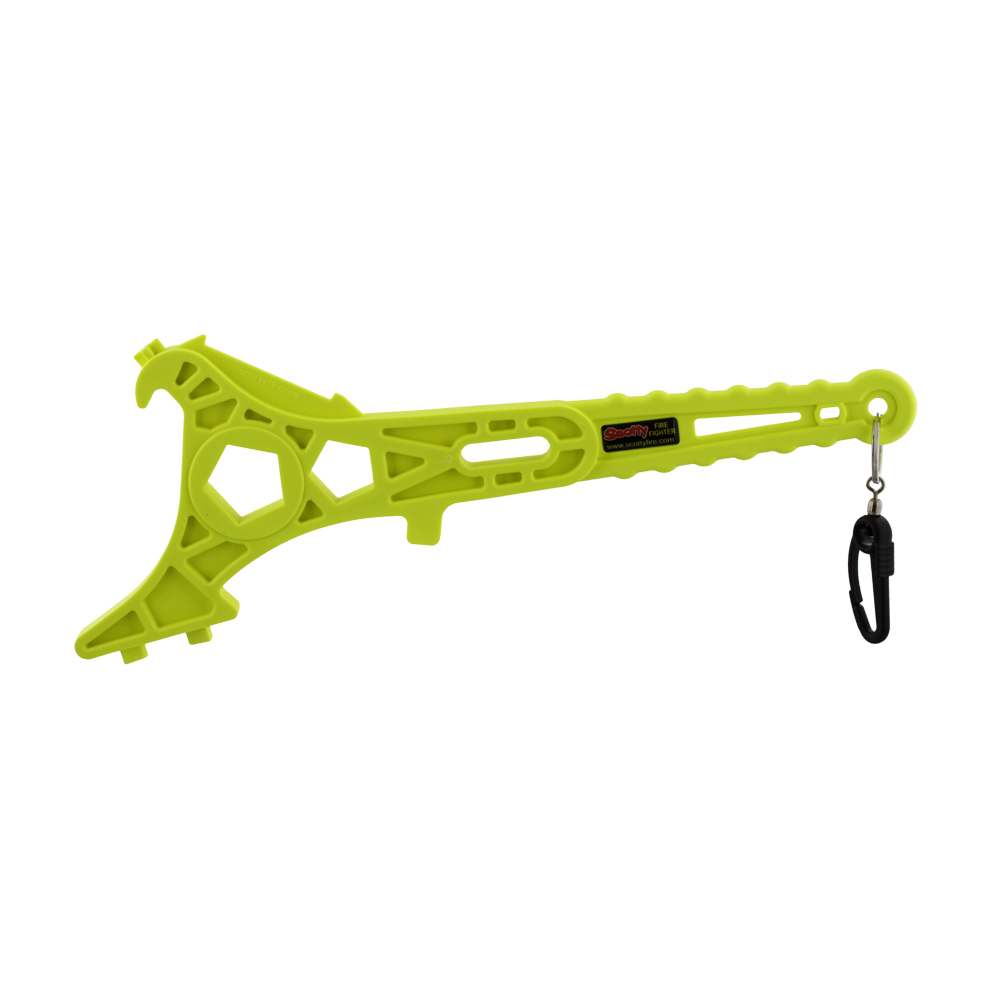 Super Spanner Wrench Yellow w/ Bracket | Banner Fire Equipment Inc