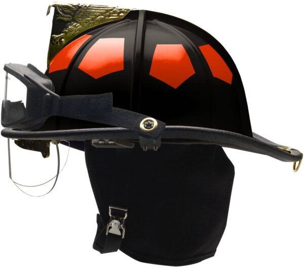 UST Helmet Matte Black Orange Tets IZ2 & Bourkes | Banner Fire ...