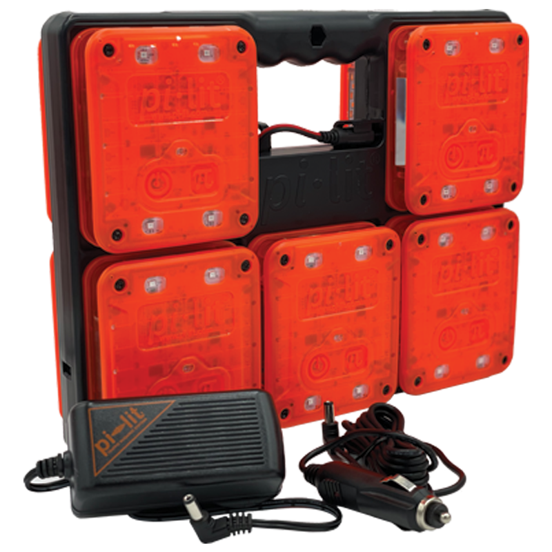 Professional 10-set Rechargable Orange Flare Set | Banner Fire ...