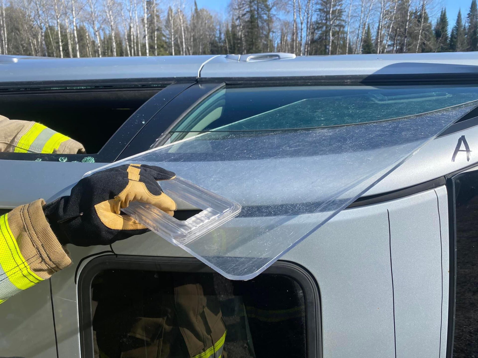 Ballistic Hard Shield 39″ w/Handles | Banner Fire Equipment Inc