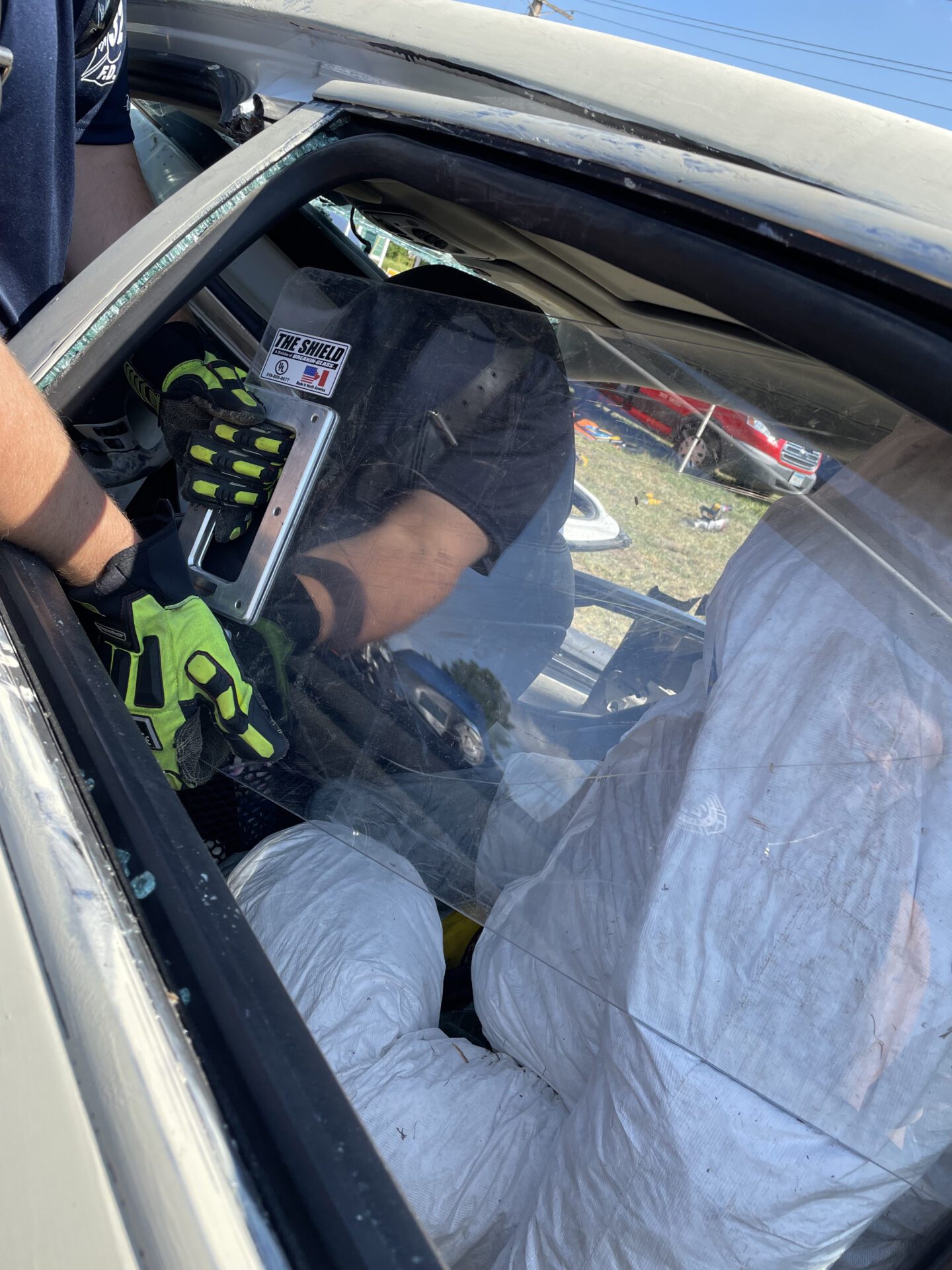 Ballistic Hard Shield 39″ w/Handles | Banner Fire Equipment Inc