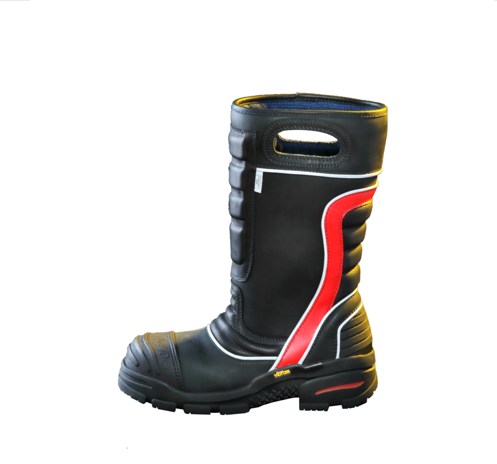 Fire-Dex FDXL200 Red Leather Structural Firefighting Boots | Banner ...