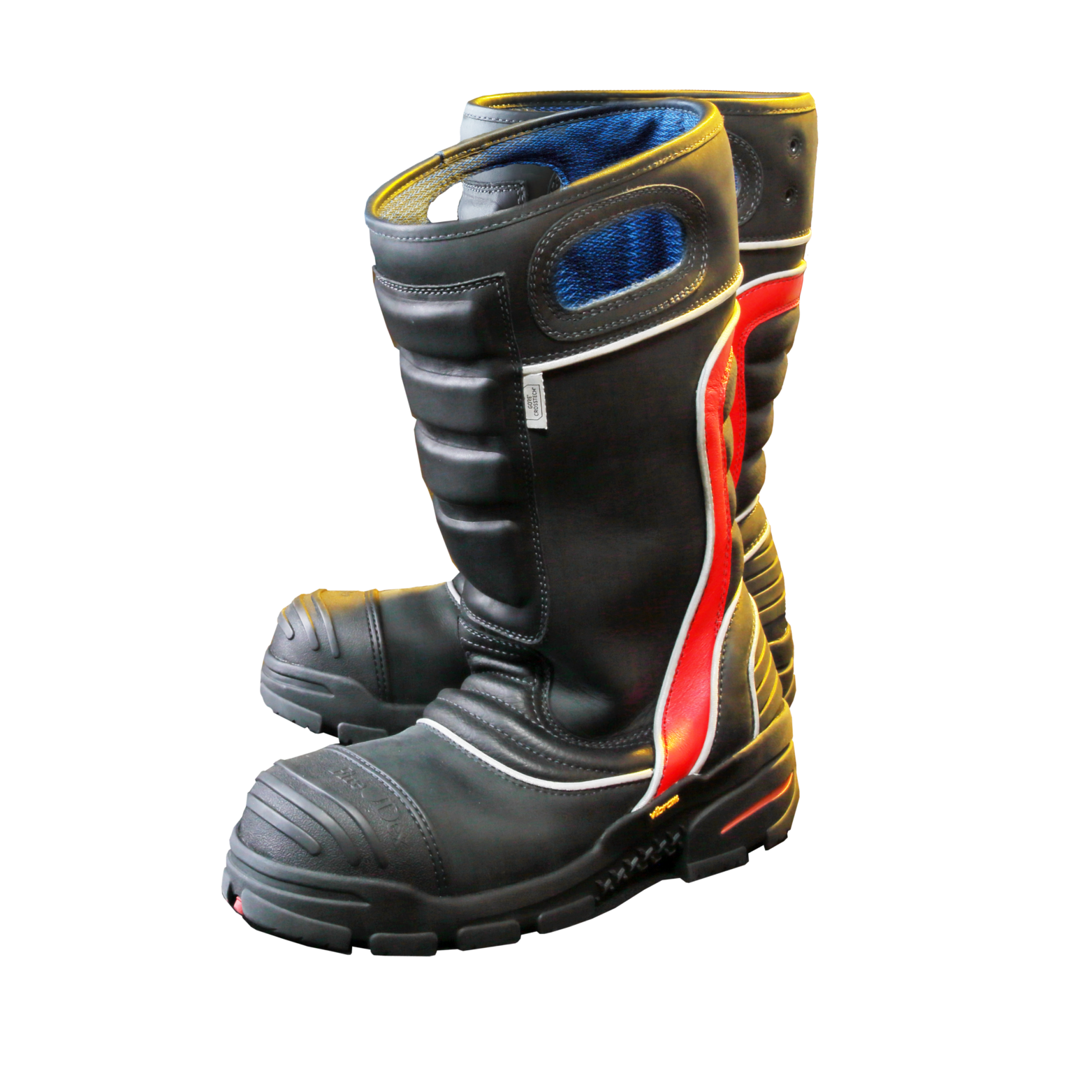 Fire-Dex FDXL200 Red Leather Structural Firefighting Boots | Banner ...